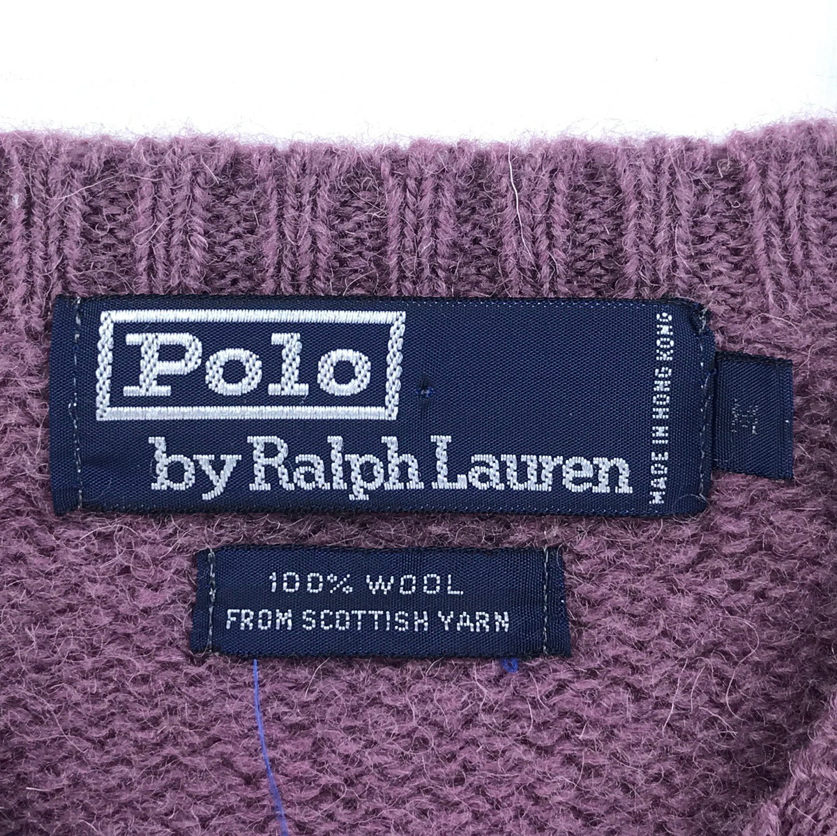 ralph lauren scottish wool sweater– train in vain
