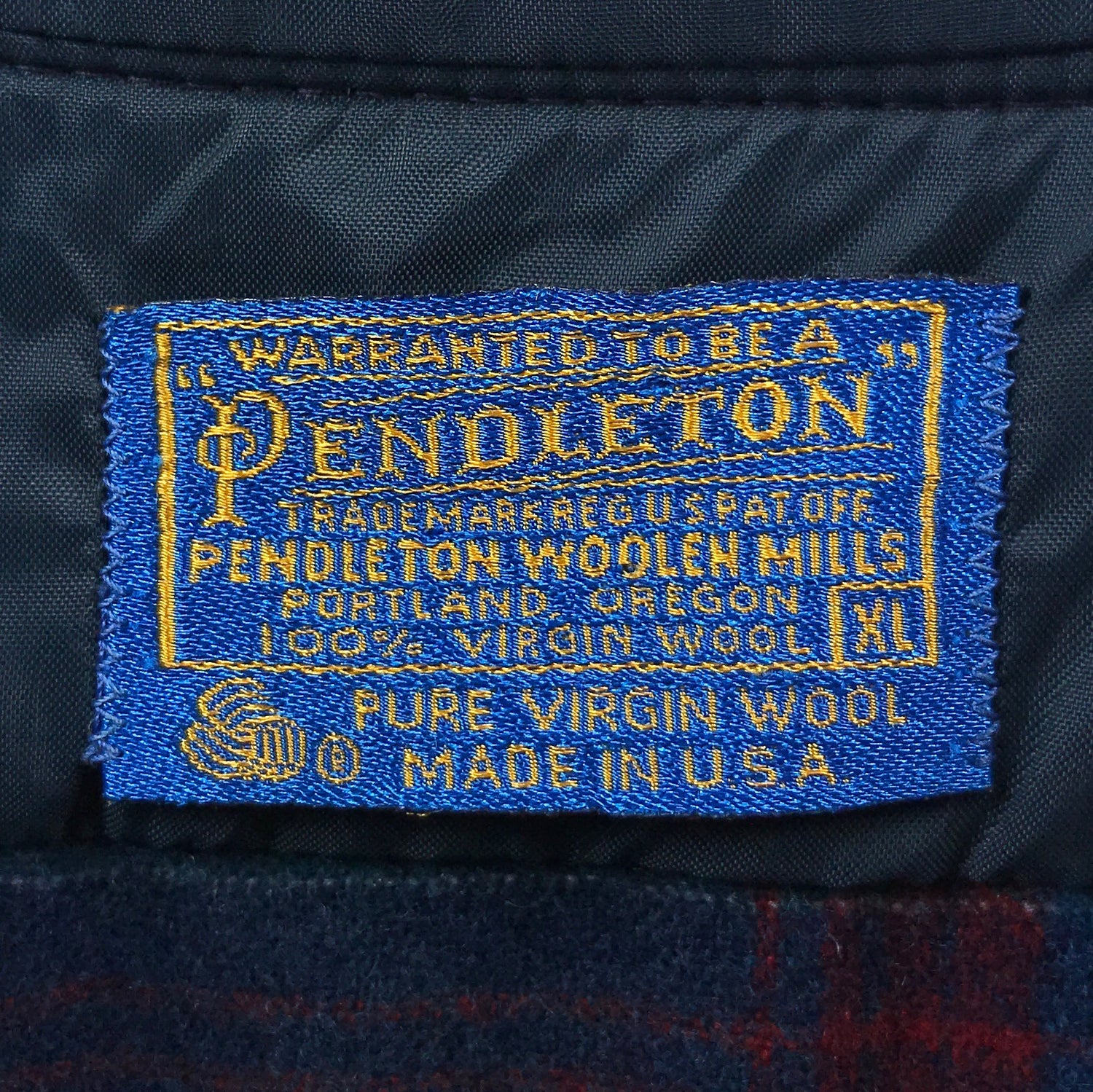 pendleton wool shirt 70s– train in vain